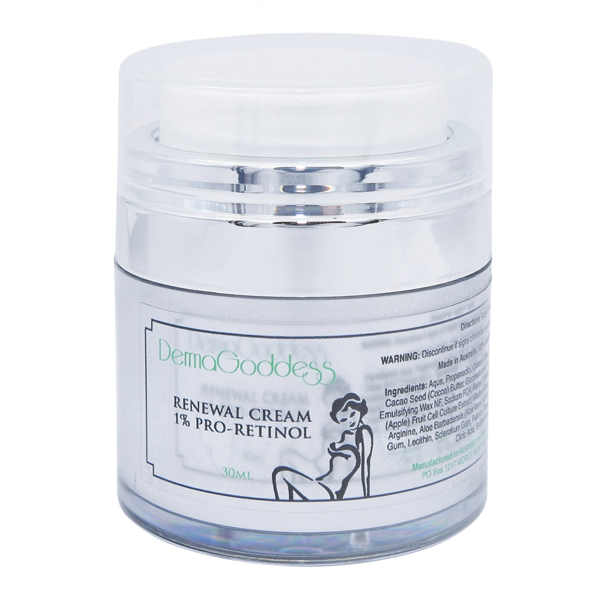DermaGoddess Renewal Cream 1% Pro-Retinol – Derma Goddess